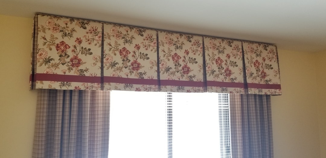 Box Pleat Valance-made to Order your Fabricmy Lining - Etsy