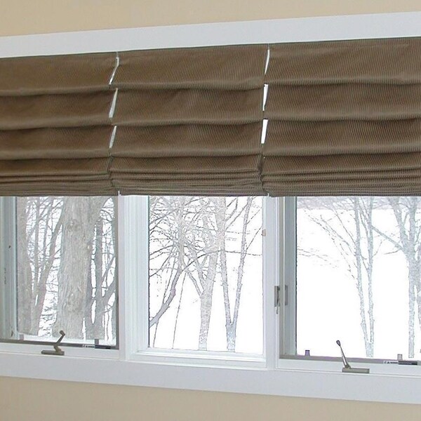 Flat Roman Shade - Etsy