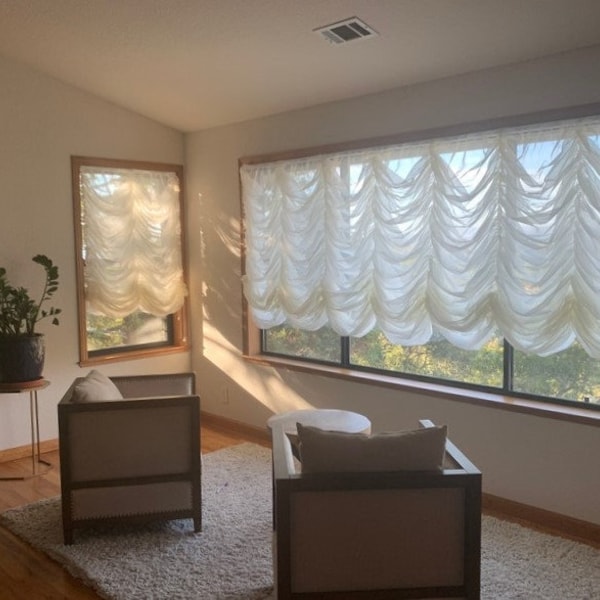 Austrian Curtains - Etsy