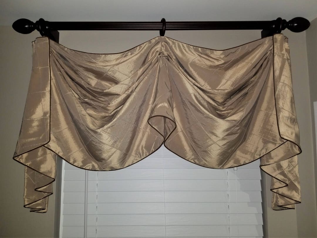 Custom Window Valance (your Fabrics, My Linings) - Etsy