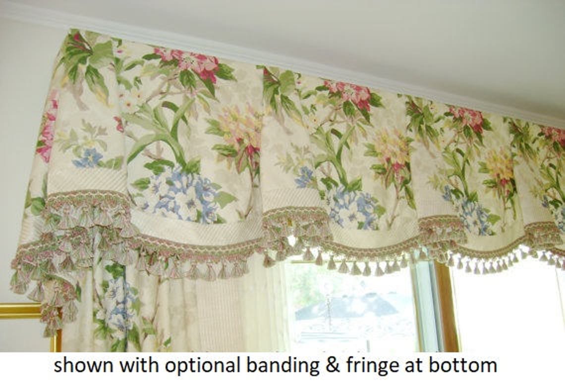 Regal Valance Made to Order (your Fabric,my Lining) - Etsy