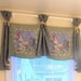 SHAPED GATHERED TABS Valance (using Your Fabric & Made to Order) - Etsy