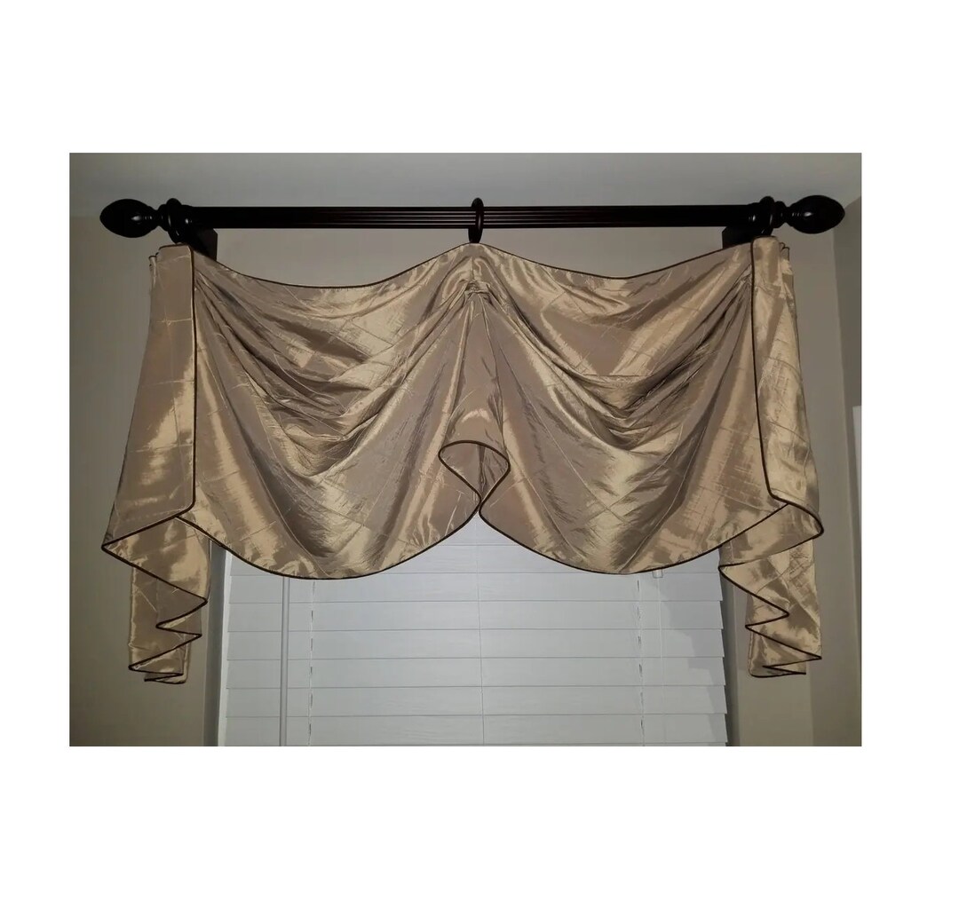 Custom Window Valance (your Fabrics, My Linings) - Etsy