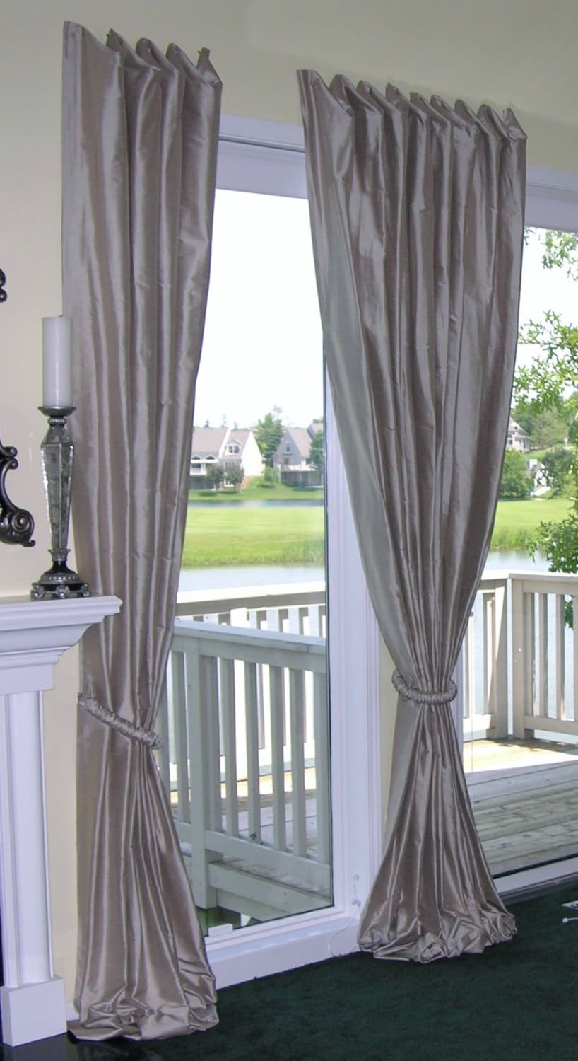 Luxurious CUSTOM faux SILK DRAPES / Curtains fabric & linings | Etsy