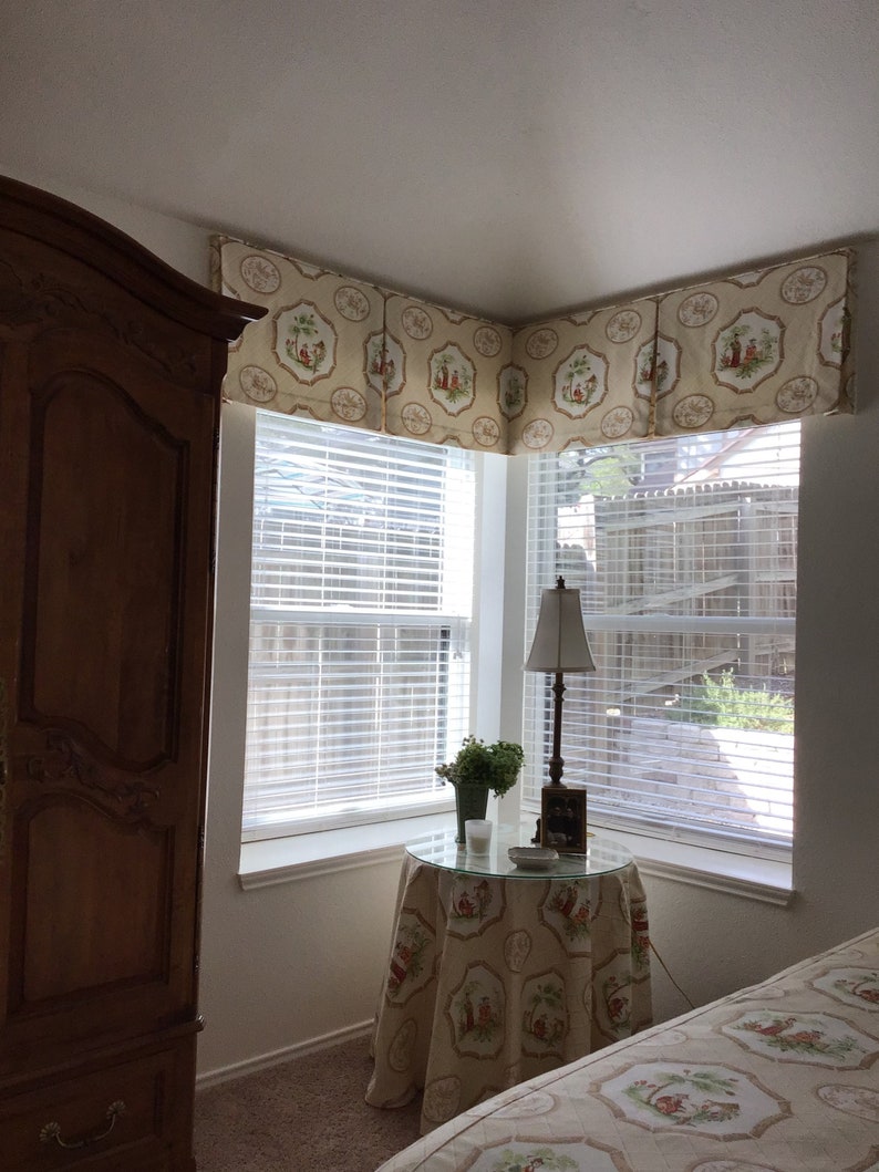 Box Pleat Valance-made to Order (your Fabric,my Lining) - Etsy