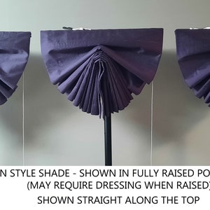 Custom Roman Shade FAN STYLE, With ARCH at Top - Etsy