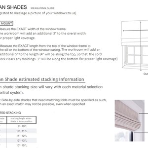 Custom FLAT ROMAN SHADE With Ribs (your Fabric, My Linings) - Etsy