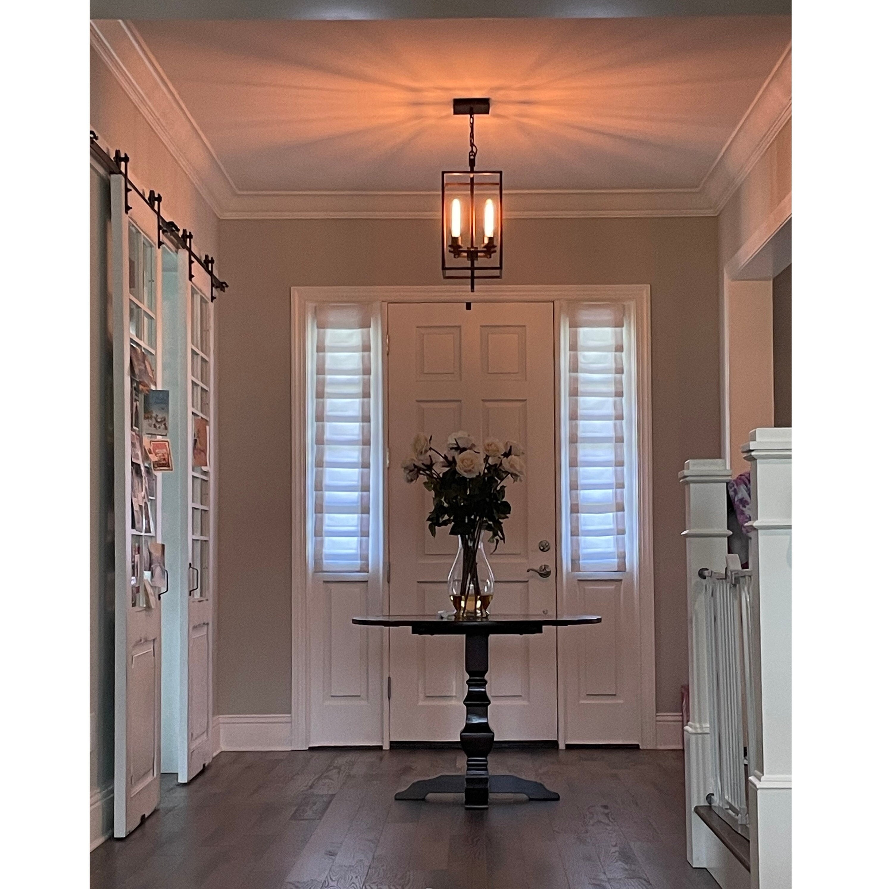 SOFT FOLDED SHADE for Side Light Front Door fabric Included - Etsy ...