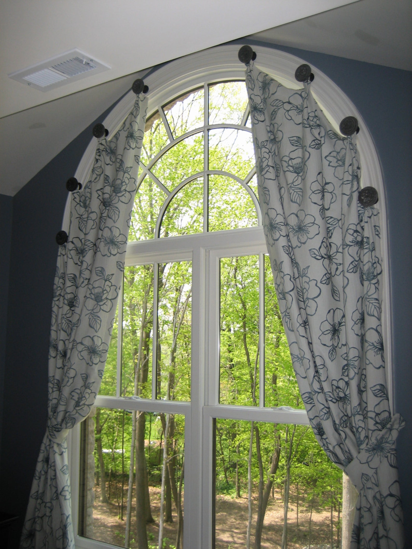 Custom ARCHED CURTAIN PANELS - Etsy