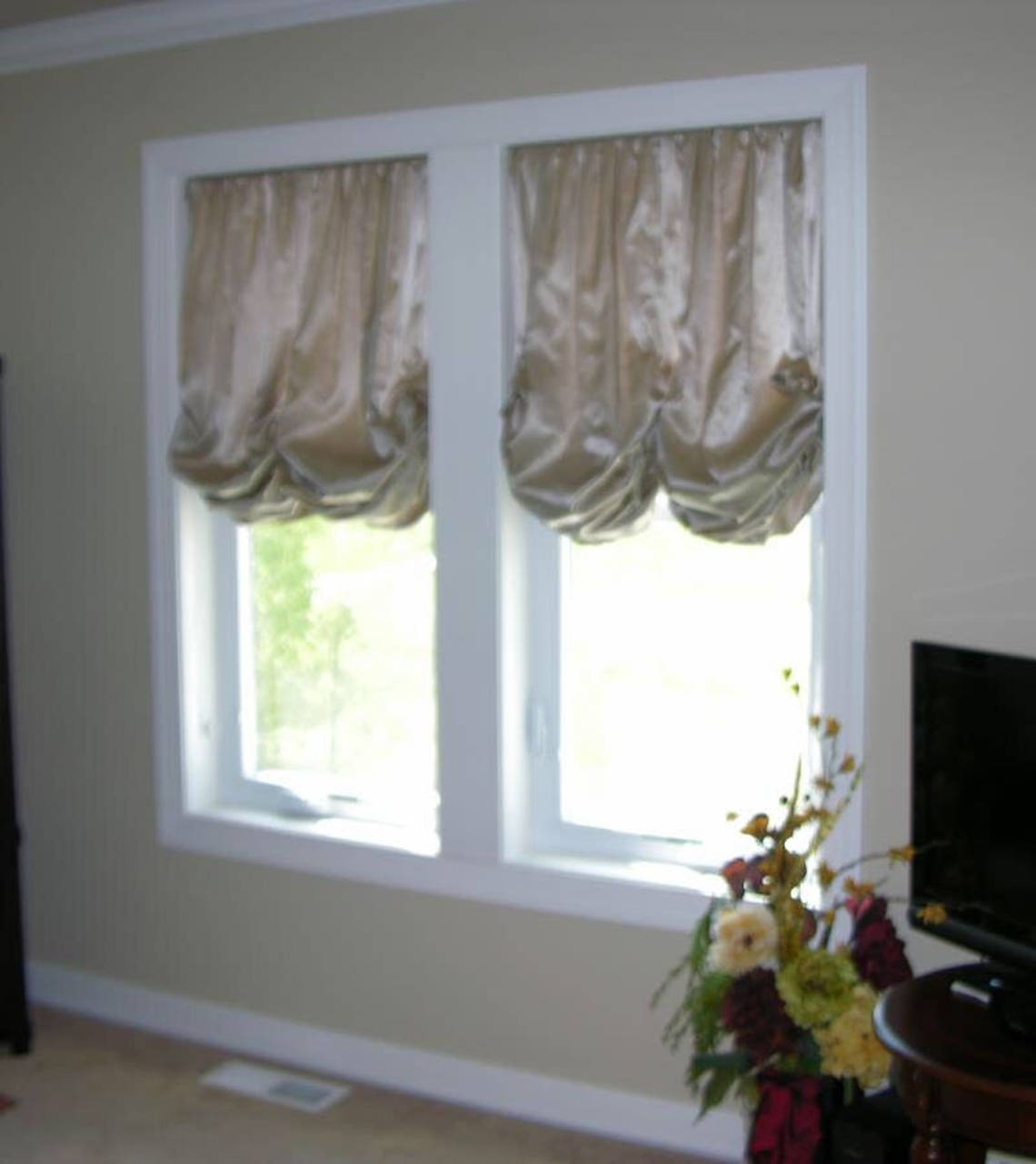 GATHERED BALLOON SHADE - Custom - Etsy