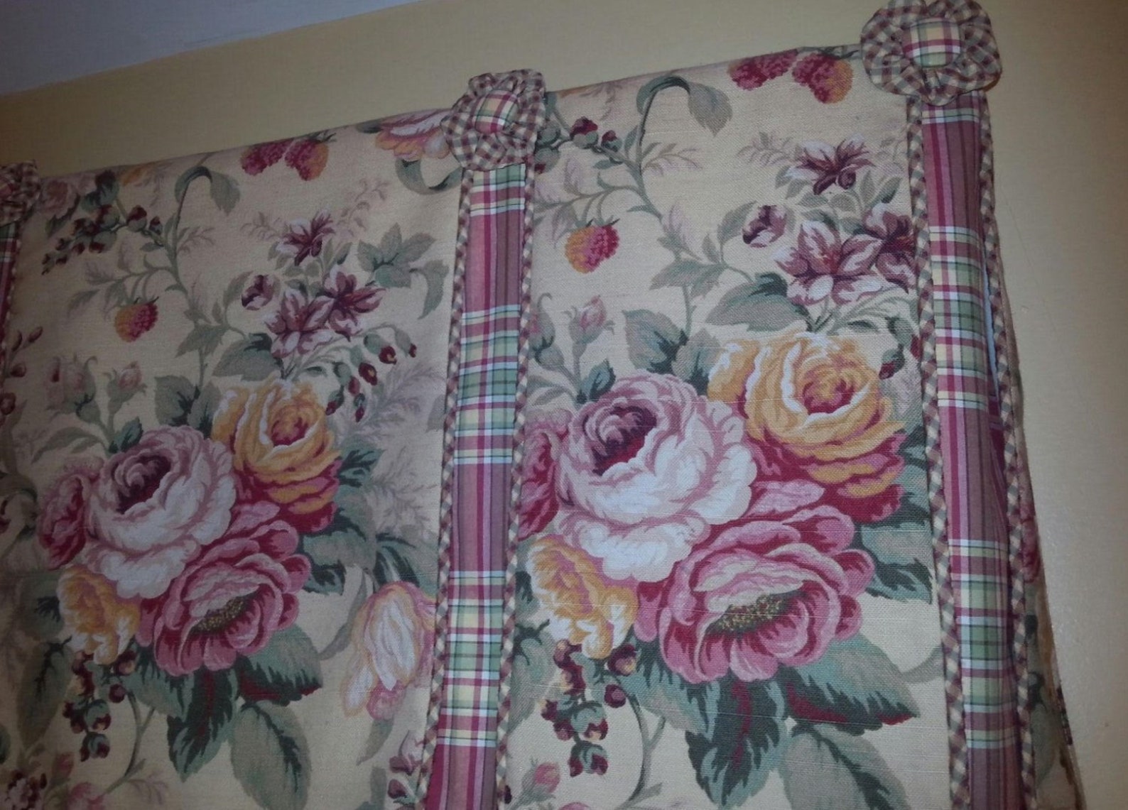 Shaped Valance CUSTOM MADE Window Treatments with Your Fabric - Etsy
