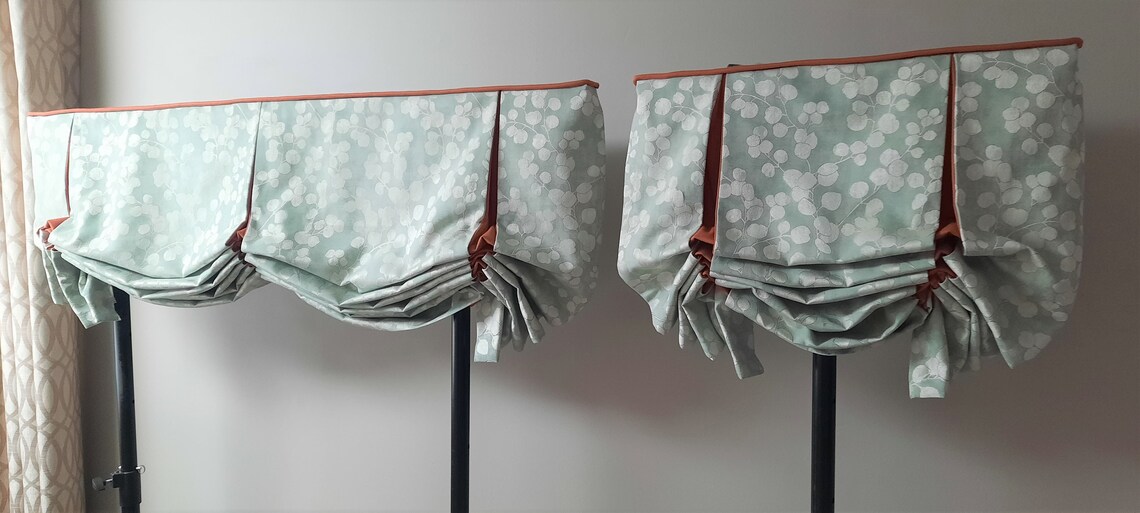 London Valance CUSTOM WINDOW TREATMENT your Fabricmy Lining - Etsy