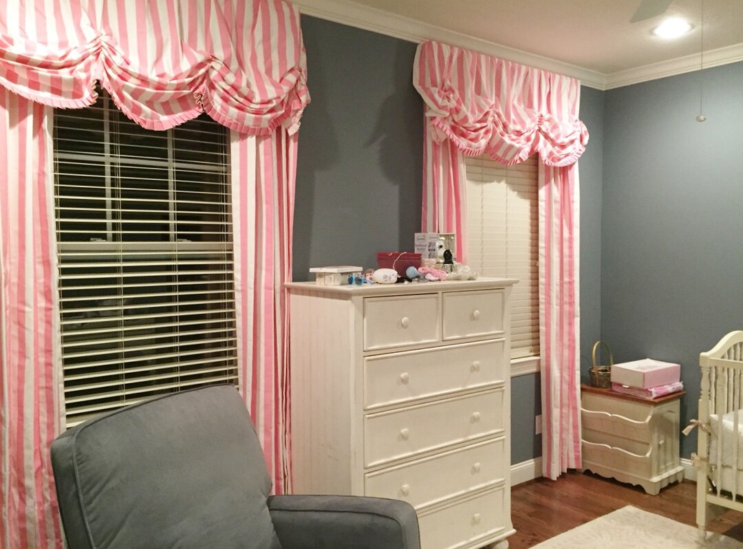 Custom Casual Kingston Empire Valance made With Customers Own - Etsy