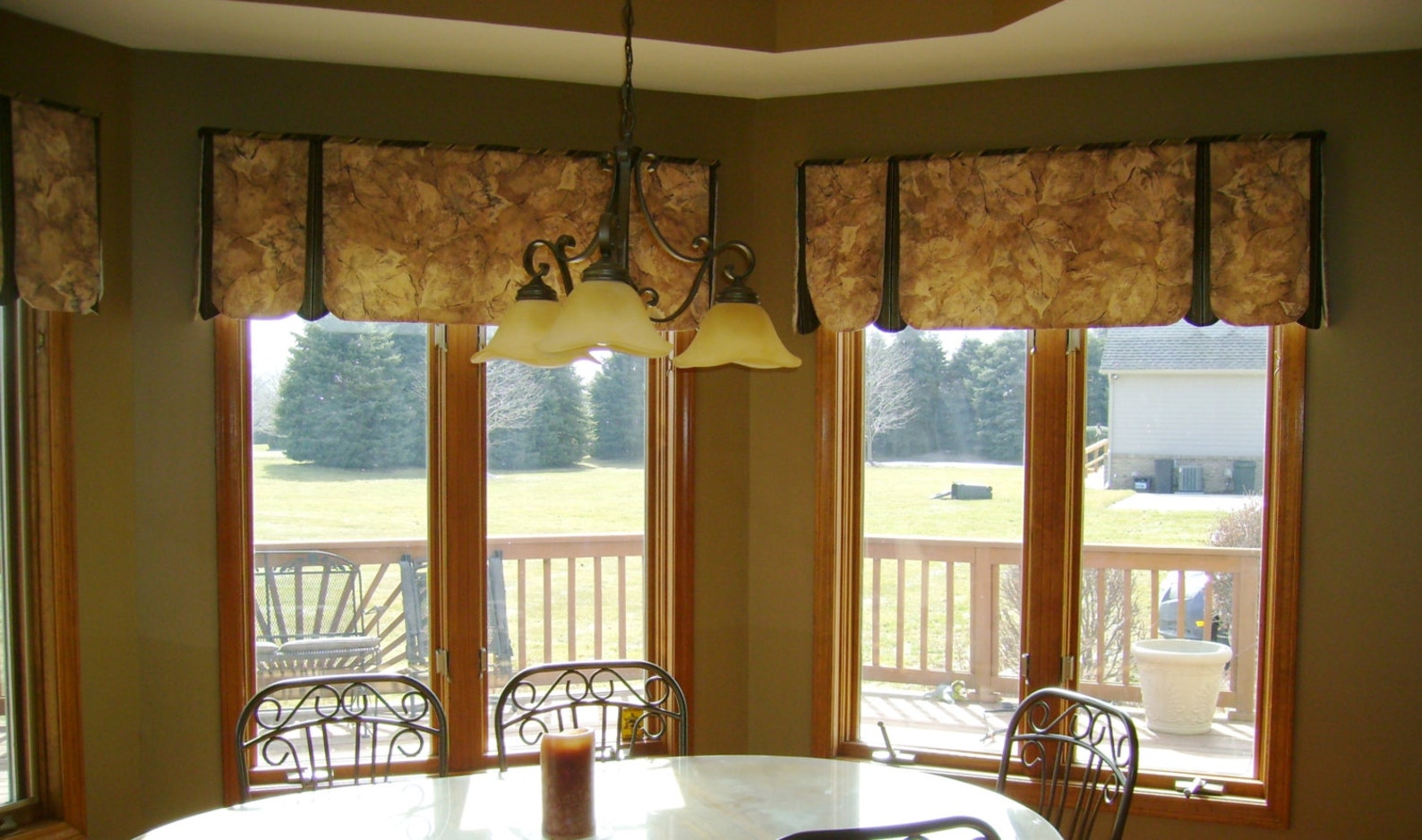 Shaped Valance CUSTOM MADE Window Treatments with Your Fabric | Etsy