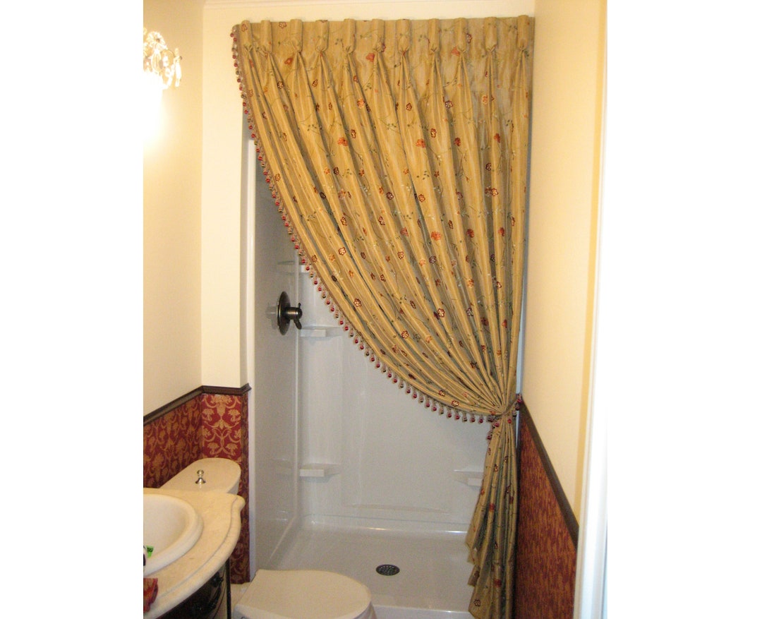 Goblet Pleat Drapery Panel - Custom Made to Order - Etsy