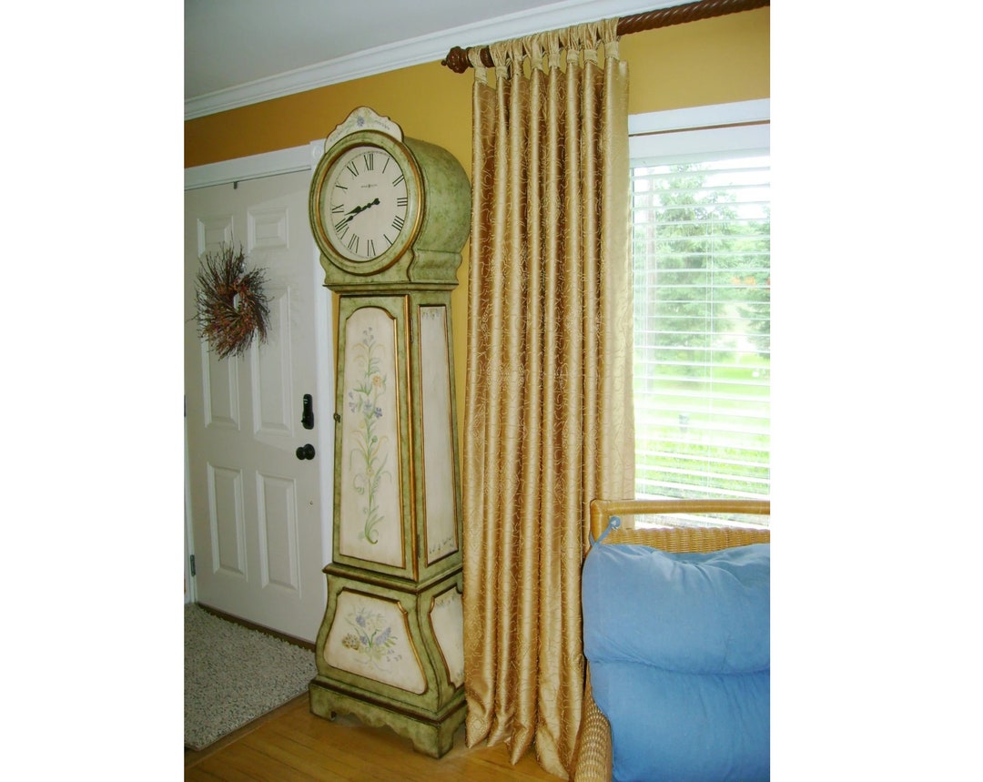 Gathered Tab Top Curtain Panel - CUSTOM - Etsy