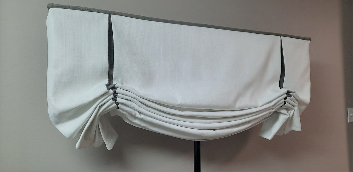 London Valance CUSTOM WINDOW TREATMENT your Fabricmy Lining - Etsy