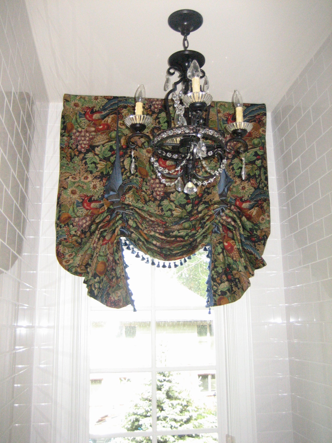 London Valance CUSTOM WINDOW TREATMENT your Fabricmy Lining - Etsy