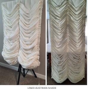 Custom AUSTRIAN SHADE (fabric Included) - Etsy