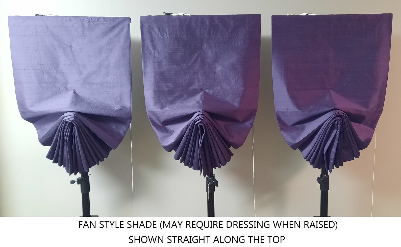 Custom Roman Shade FAN STYLE With ARCH at Top - Etsy