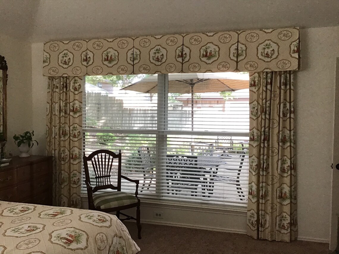 Box Pleat Valance-made to Order (your Fabric,my Lining) - Etsy