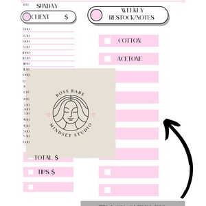 Printable Appointment Tracker ,stylist Planner - Etsy