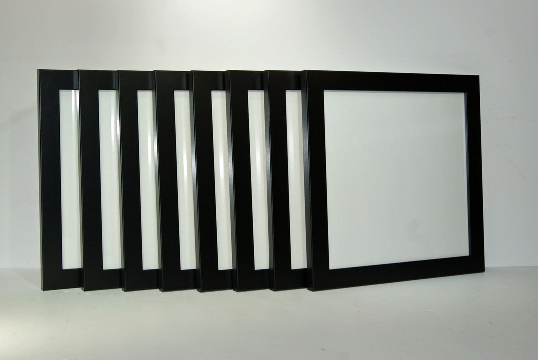 Square Black Picture Frames 4x4 5x5 6x6 7x7 8x8 9x9 10x10 11x11 12x12 ...