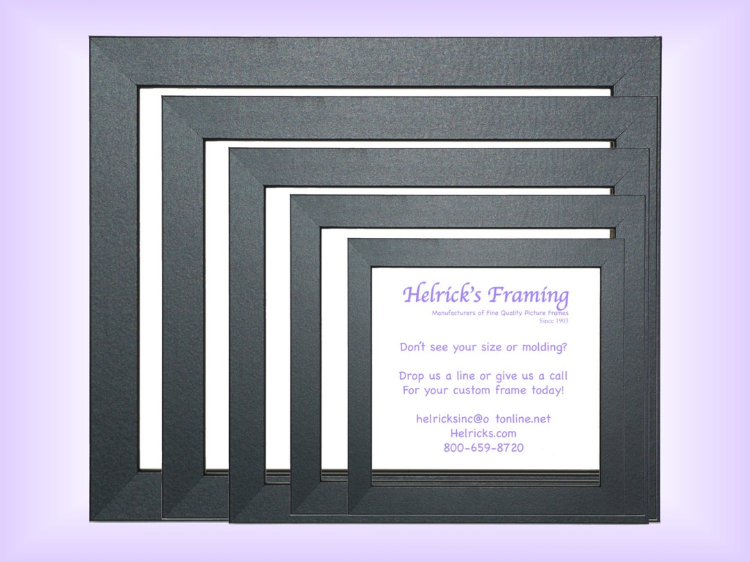Square Black Picture Frames From 4x4" to 24x24" for Home, Office ...