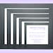 Square Black Picture Frames From 4x4" to 24x24" for Home, Office ...