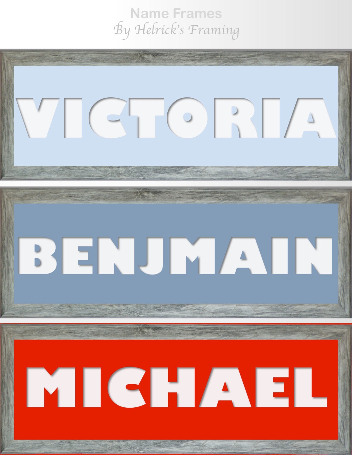 Name Frame Mat Personalize It With 4x6 Photographs Great - Etsy