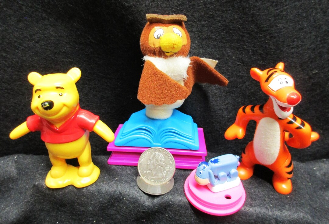 No.2985a} 4 Piece, Disney. Winnie the Pooh, Tigger, Owl and Eeyore ...