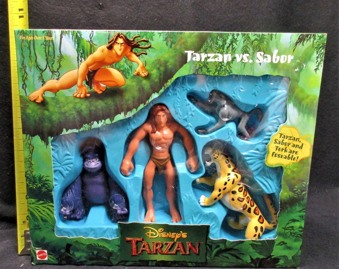 No.3803 Disneys Tarzan Action Figures Near Mint Condition - Etsy