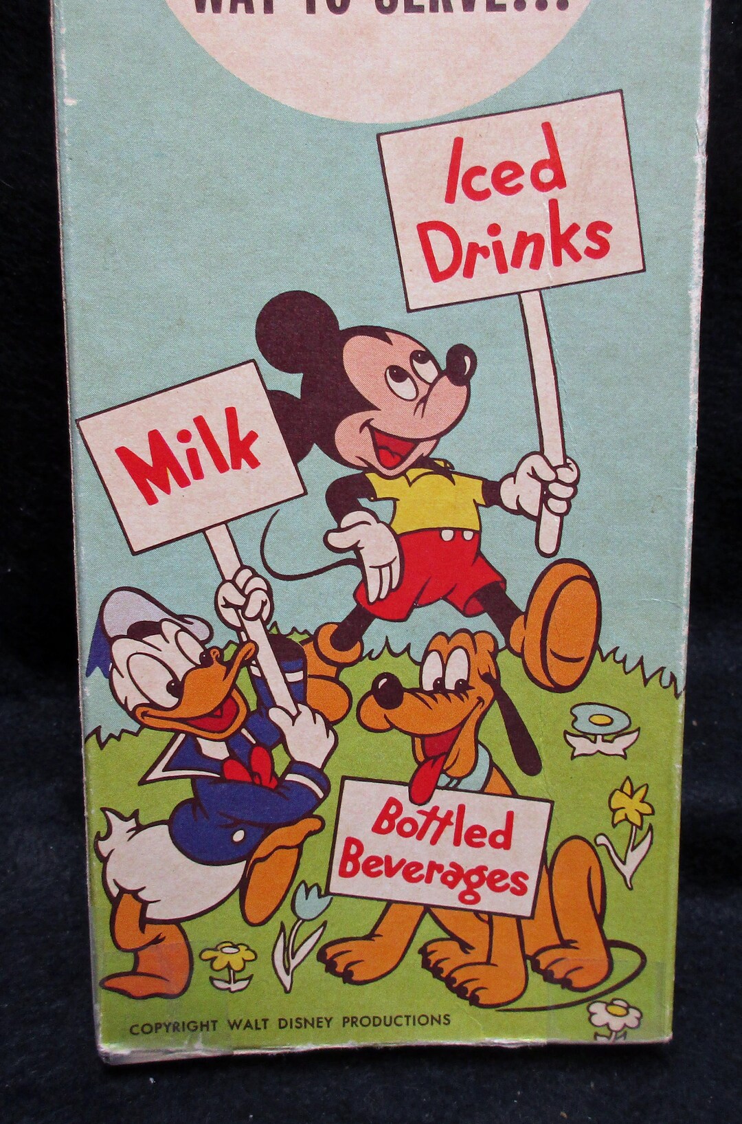 No.3390a} 100 - Disney Wax Paper Straws. 1950-60’s Never Used Still in ...