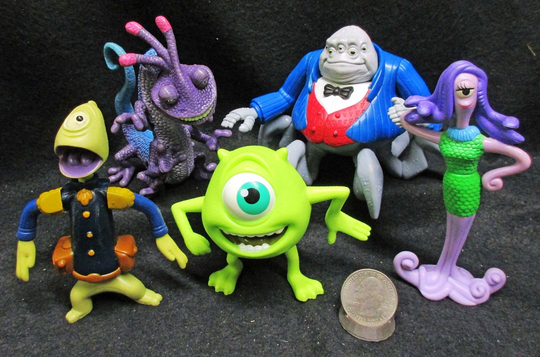 No.3041a Set of 5 Pieces, Disney. Monsters Inc. Sullivan, Mike, Randall ...