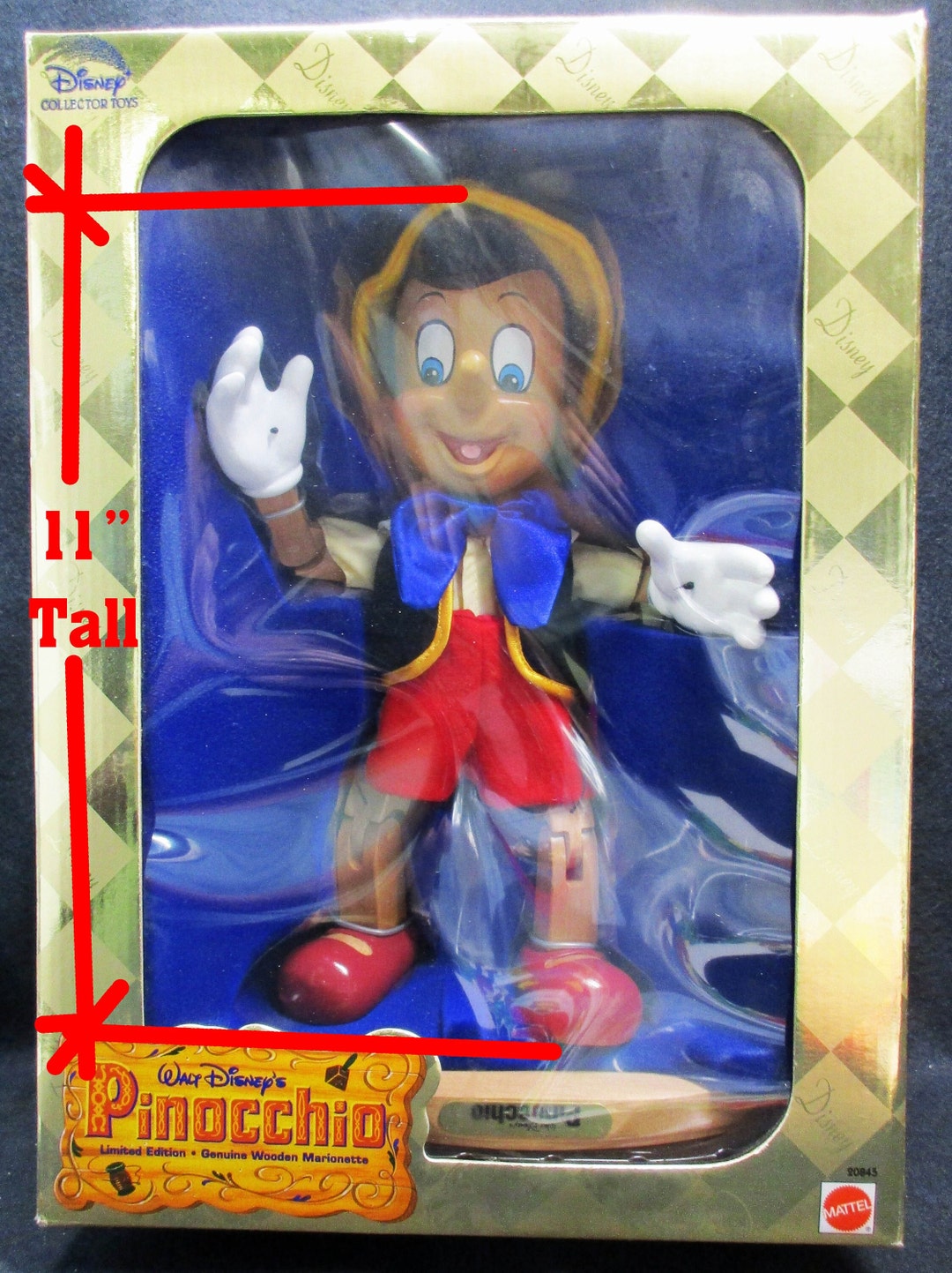 No.3247a Walt Disney, Pinocchio Limited Edition Genuine Wooden ...