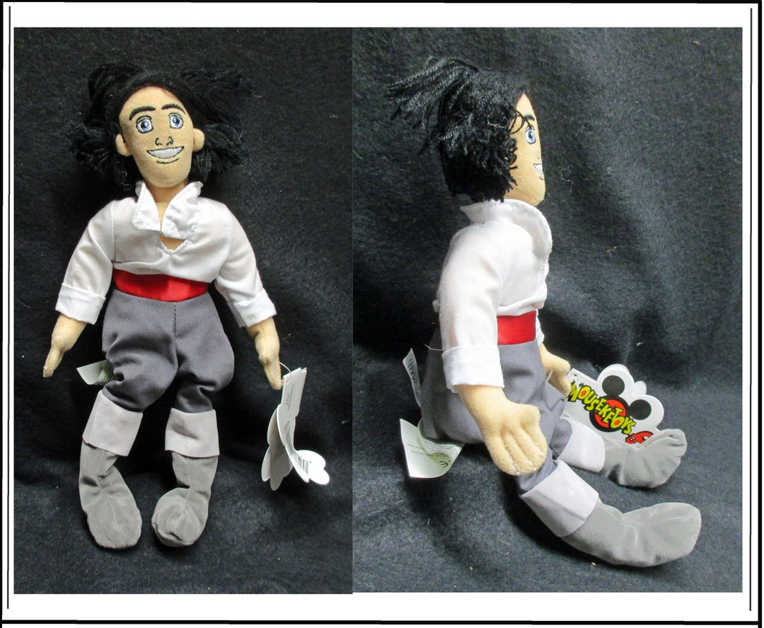 No.3613) Disney Eric, Mini Bean Bag Doll, New Old Stock. Near Mint ...
