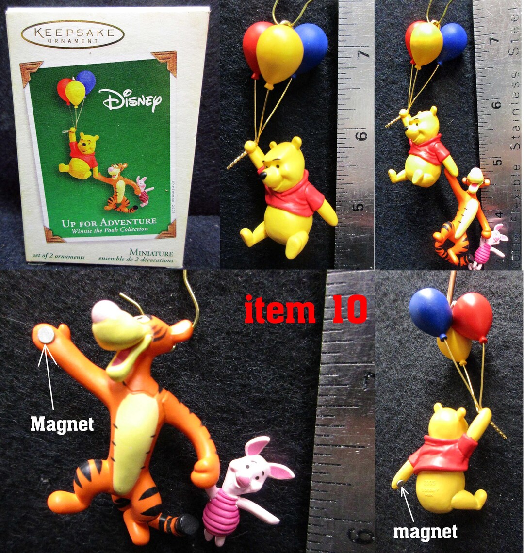 No.2168a Set of 10 Walt Disney Character, Hallmark Christmas Ornaments ...