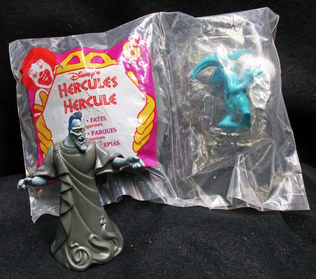 No.2969} 2 Piece, Disney. Hercules Characters, 1 in Bag and 1 Not in ...