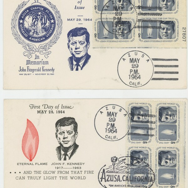John F Kennedy Stamp - Etsy