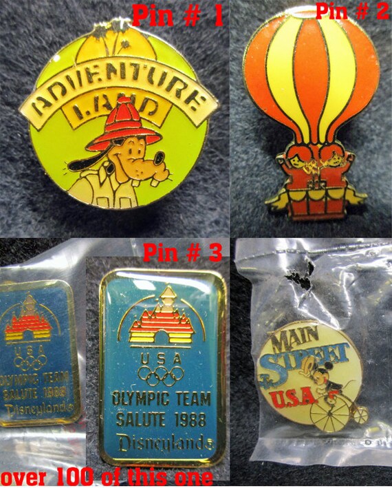 Set Of 4 1996 Olympic Pins ~ Atlanta Logo With Torch … - Gem