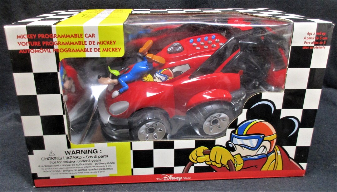 No.3663) Disney Mickey Cyber Car. Completely Programmable, Cyber Active ...