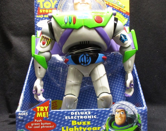 No.3979) Disney Buzz Light Year 11 Inches Tall, New Batteries Today 2-9 ...