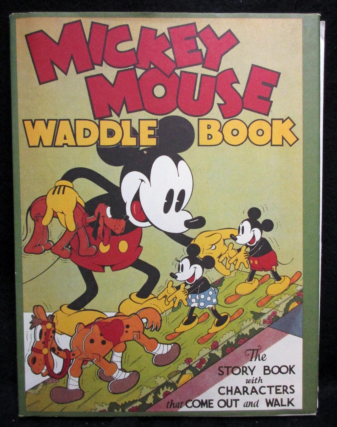No.2907a 1992, Disney, Mickey Mouse Waddle Book, Story Book With ...