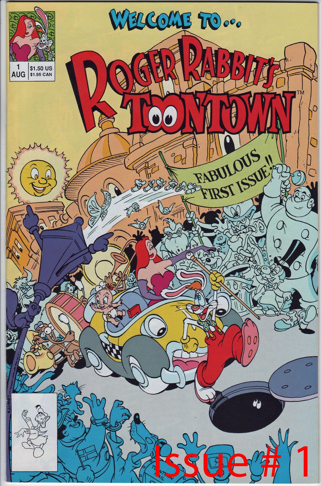 No.1753a 5 Different Walt Disney Publications, Roger Rabbits Toontown s ...