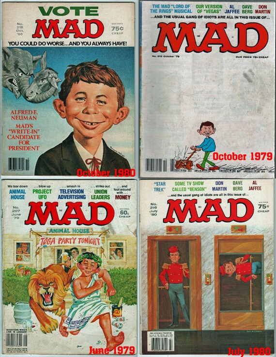 Mad Magazine Covers 1980s