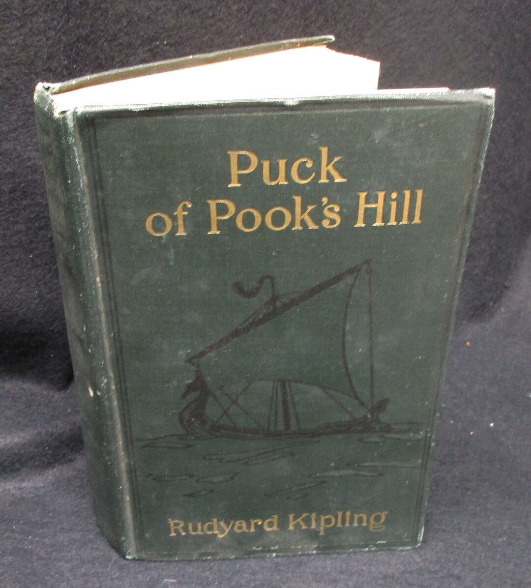 No.2424 113 OR Year Old Hard Cover Book Puck of Pooks - Etsy