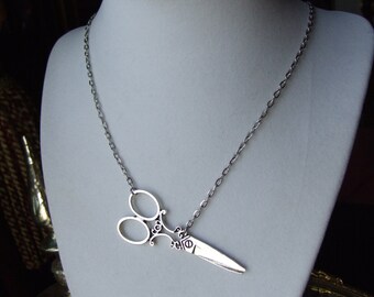 Scissor Necklace - Etsy
