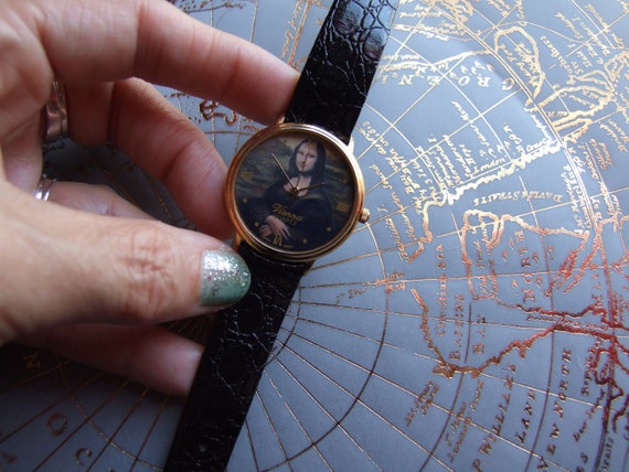 Vintage Early 90's Women Mona Lisa Quartz Watch/Vinta… - Gem