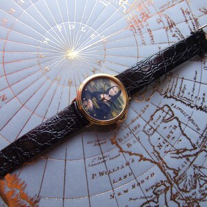 Vintage Early 90's Women Mona Lisa Quartz Watch/vintage Da Vinci Mona ...