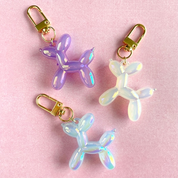 Balloon Dog Keychain - Etsy